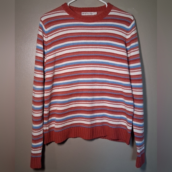 EWM | Sweaters | Classic Vintage Striped Crewneck Sweater | Poshmark
